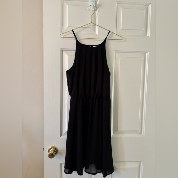 Blue Rain | Dresses | Blue Rain Black Halter Mini Dress | Poshmark